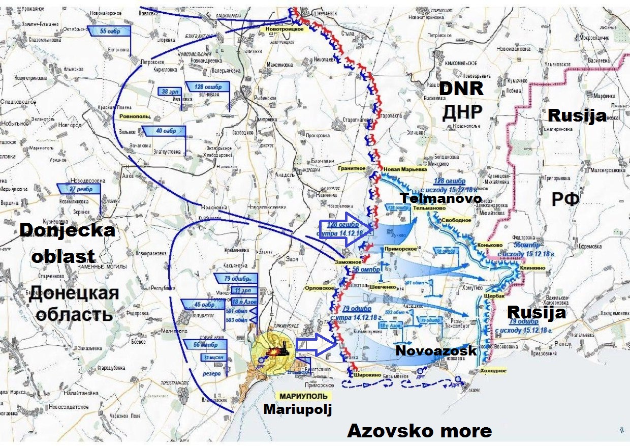 Kijev u Mariupolju okupio veliku borbenu skupinu – Mogući smjer napada ...